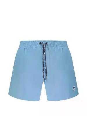 NORTH SAILS Logo-patch Drawstring Swim Shorts - Blue