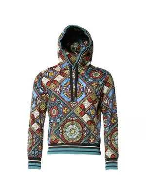 Dolce & Gabbana Printed Hoodie - Red