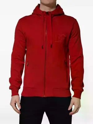 Dolce & Gabbana Logo-embroidered Zip-up Hoodie