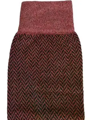Dolce & Gabbana Herringbone-knit Over-the-calf Socks