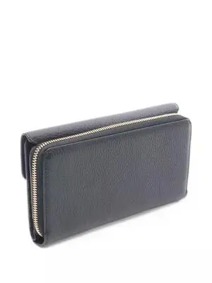 Gucci 2010s Interlocking G Trifold Wallet - Black