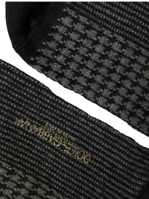 Dolce & Gabbana Houndstooth Wool Socks