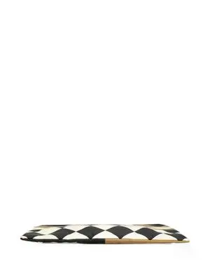 Dolce & Gabbana Logo-print Checkered Clutch Bag