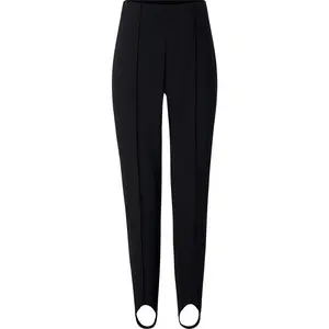 Bogner Elaine Softshell Stirrup Pants With Gussets - Black
