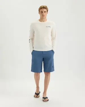 SALT LIFE Offshore Spirit Long Sleeve Tee - Snowfall