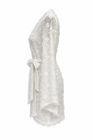 UNTAMED PETALS Emma Sequin Robe