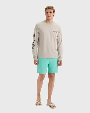 SALT LIFE Reel Western Crab Long Sleeve Tee