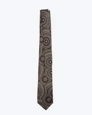 KNOTTERY & CO Halo Dots Silk Jacquard Tie