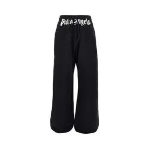 Palm Angels Wait Logo Print Weatpant