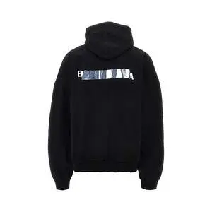 Balenciaga Ilver Tape Full-zip Hoodie
