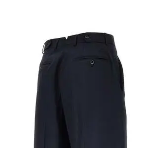 Emporio Armani Wool Pleated Pants