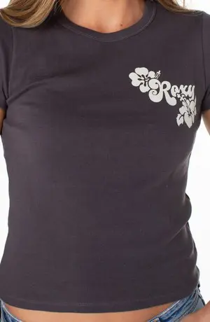 Roxy Hibiscus View Graphic Baby Tee