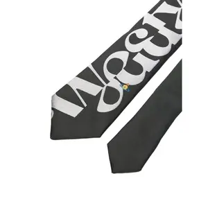 VIVIENNE WESTWOOD Logo-print Silk Tie