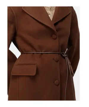 Ermanno Scervino Single-breasted Flap-pocket Coat