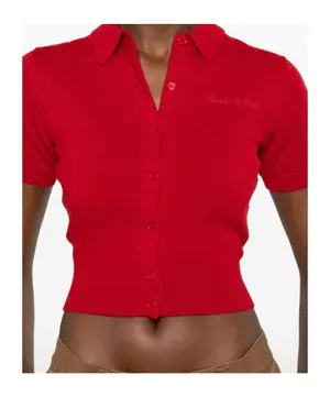 SPORTY  RICH Short-sleeved Sweater