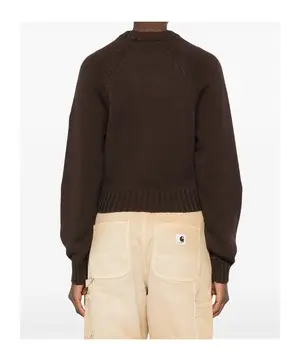 SPORTY  RICH Long-sleeved Knit Top