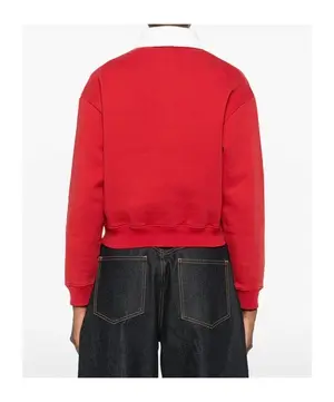 SPORTY  RICH Long-sleeve Polo Shirt
