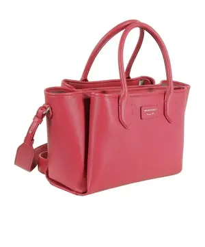 Emporio Armani Logo Patch Top Handle Bag