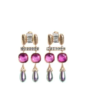 Valentino Garavani Hypergoutte Crystal-embellished Earrings