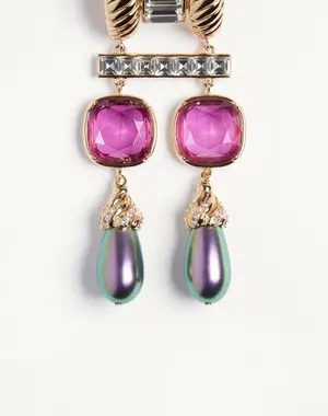 Valentino Garavani Hypergoutte Crystal-embellished Earrings