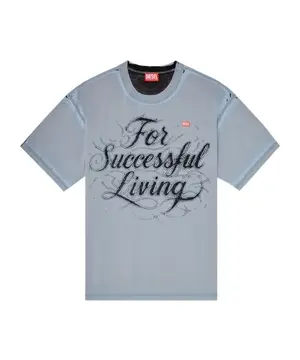 DIESEL® T Boxt Aa 8 Graphic T-shirt - Gray