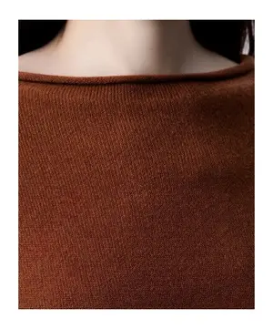 Marella Boat-neck Long-sleeve Sweater