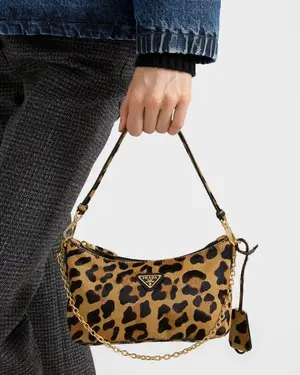Prada Printed Calf Hair Leather Mini-bag