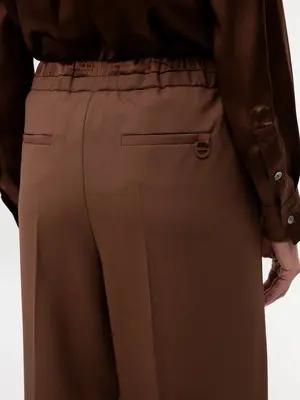 Marella Drawstring Pleated Casual Trousers