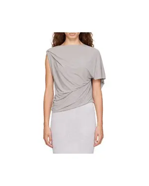 ENTIRE STUDIOS Asymmetric Draped Blouse