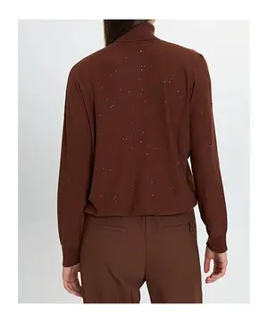 Marella Sequin High-neck Sweater