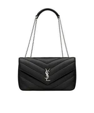 Saint Laurent Loulou Medium In Matelasse Lambskin