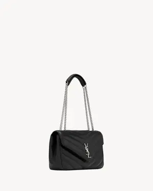 Saint Laurent Loulou Medium In Matelasse Lambskin
