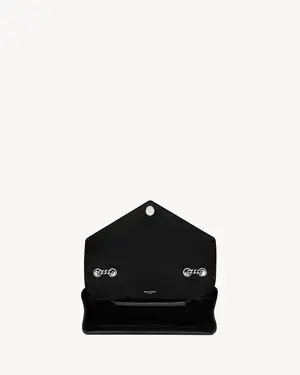 Saint Laurent Loulou Medium In Matelasse Lambskin