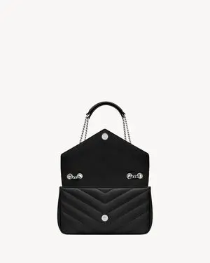 Saint Laurent Loulou Medium In Matelasse Lambskin