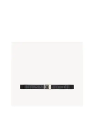 Saint Laurent La 66 Belt In Hagfish