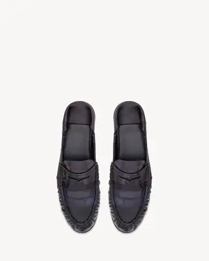 Saint Laurent Le Loafer Foldable In Hagfish