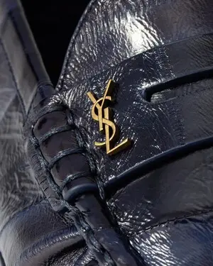 Saint Laurent Le Loafer Foldable In Hagfish