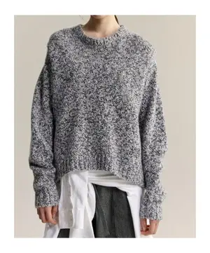 Maison Kitsuné Boxy Mouline Knitted Sweater