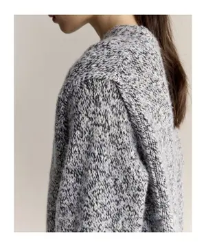 Maison Kitsuné Boxy Mouline Knitted Sweater