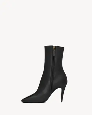 Saint Laurent Capucine Booties In Smooth Leather