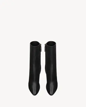 Saint Laurent Capucine Booties In Smooth Leather