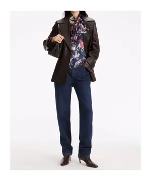 Marella Printed Tie-front Shirt