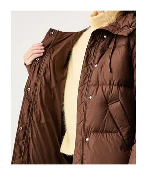 Marella Quilted Hooded Down Jacket