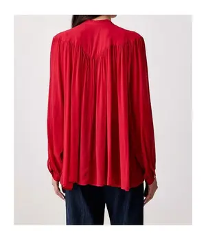 Marella Crew-neck Puff-sleeve Shirt