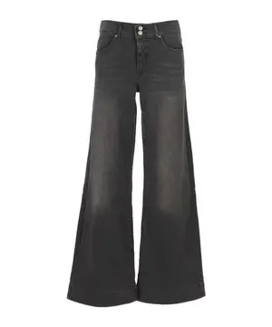 LEVI'S 318 Tailored Wide Leg Jeans - Black