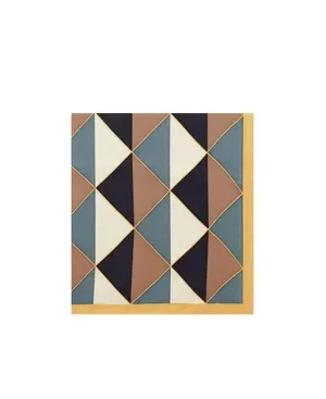 Saint Laurent Square Scarf In Silk Twill - Multicolor