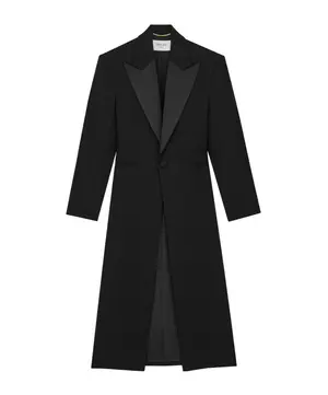 Saint Laurent Long Tuxedo Coat
