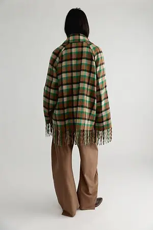 Rodebjer Yuna Short Check Coat