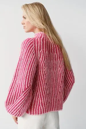 Maeve Wool Blend Mock Neck Sweater