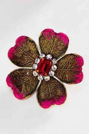 THE PINK REEF Leaves Earrgs